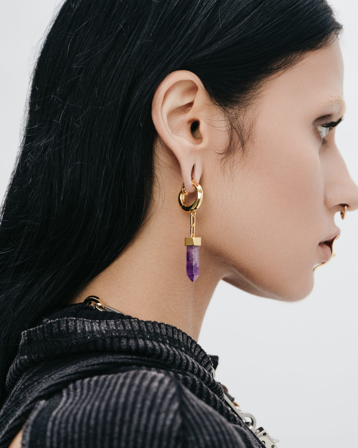 ELIXIR Crystal Hangers - Stretched Ear Jewelry - Ear Hangers