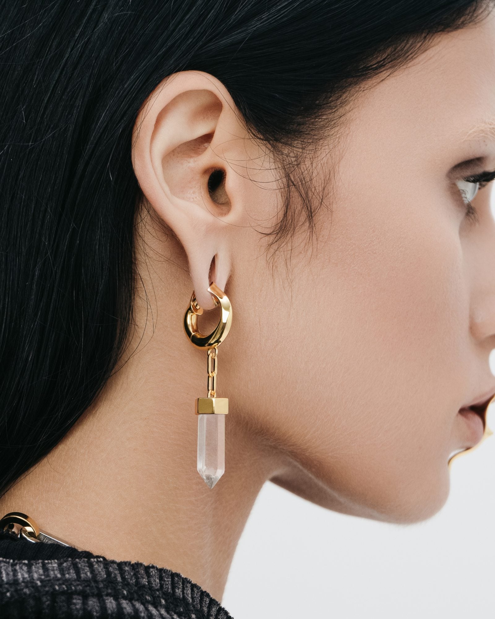 ELIXIR Crystal Hangers - Stretched Ear Jewelry - Ear Hangers