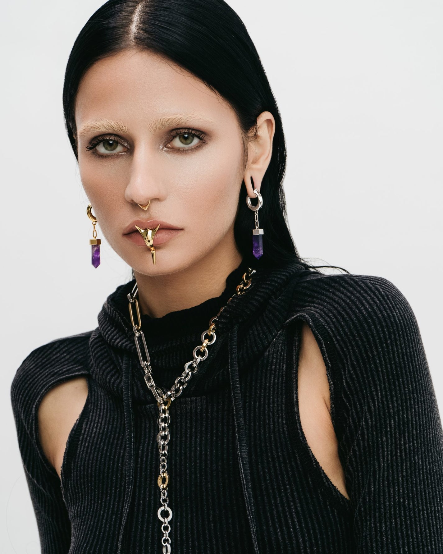 ELIXIR Crystal Hangers - Stretched Ear Jewelry - Ear Hangers