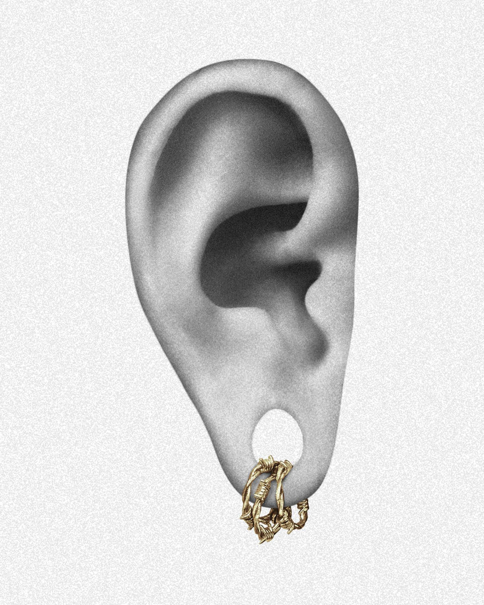 Creed Barbed Wire Ring Stacks