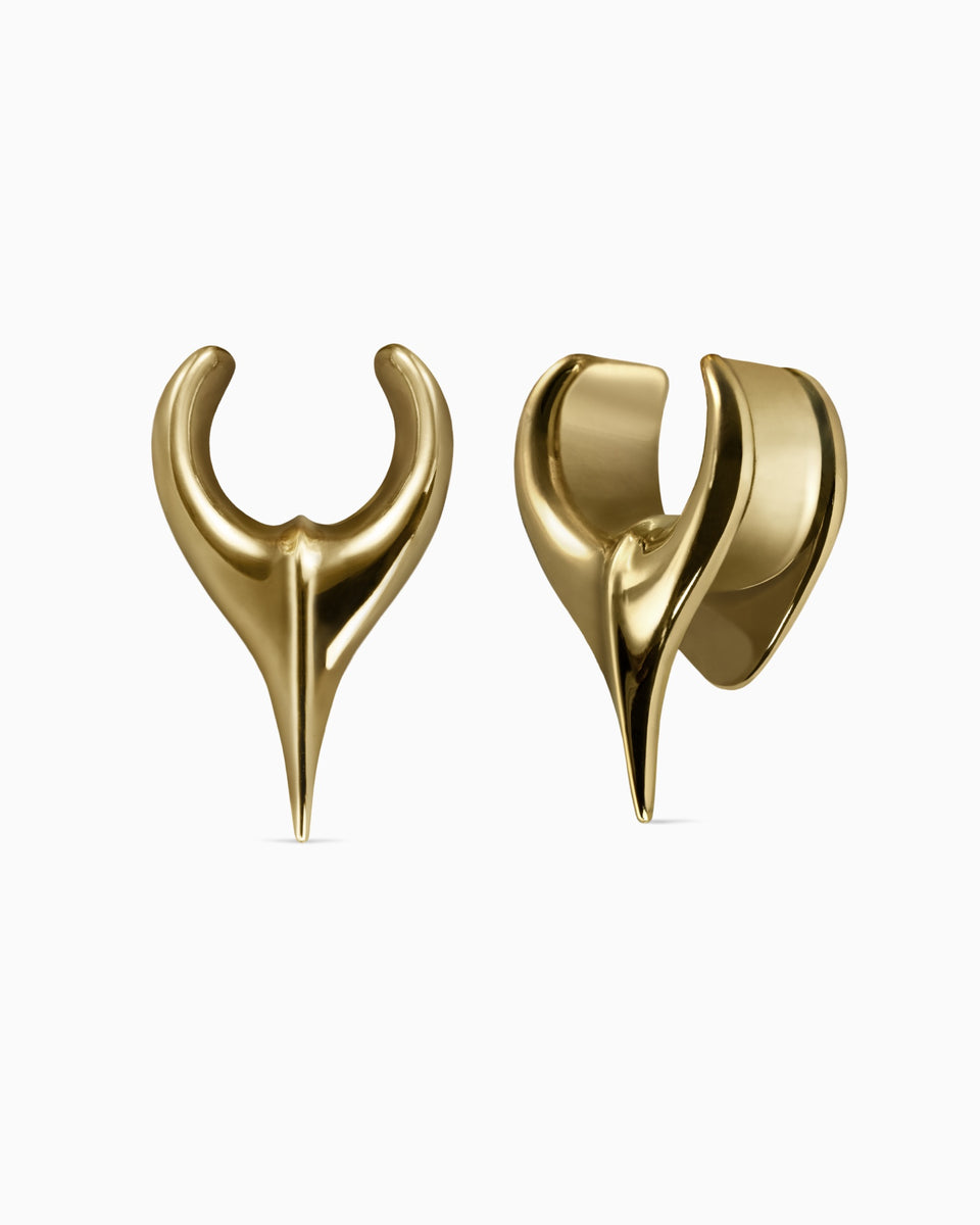 COVENANT SADDLE HANGERS - Stretched Ear Jewelry - Ear Hangers