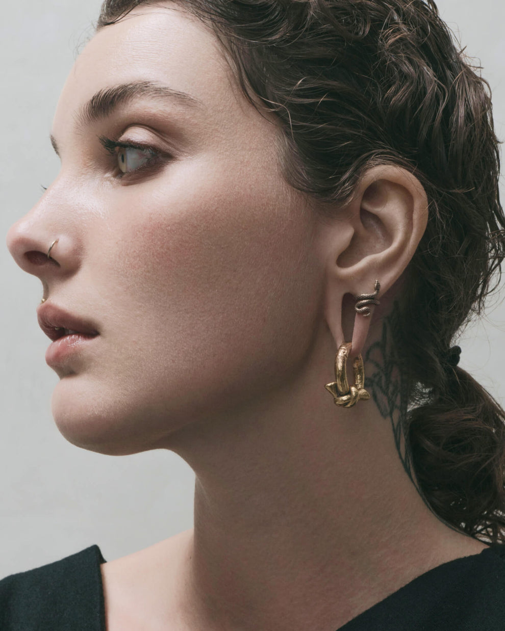 SIN SERPENT LOBE CUFFS™ | Stretched Ear Jewelry