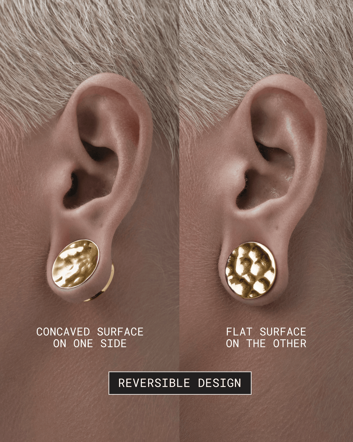 A&E SIGNATURE LITHIC PLUGS | Stretched Ear Jewelry | Plug Earrings