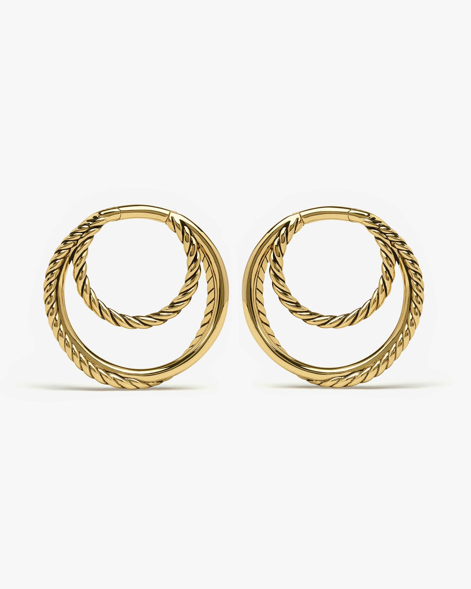 ESSA HOOP HANGERS | Stretched Ear Jewelry | Ear Hangers