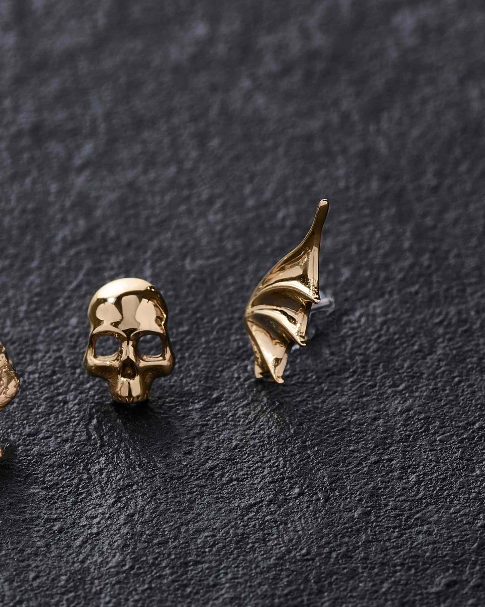 AMBROSE THREADLESS END (14K Gold) | Ear Studs | Earrings Jewelry