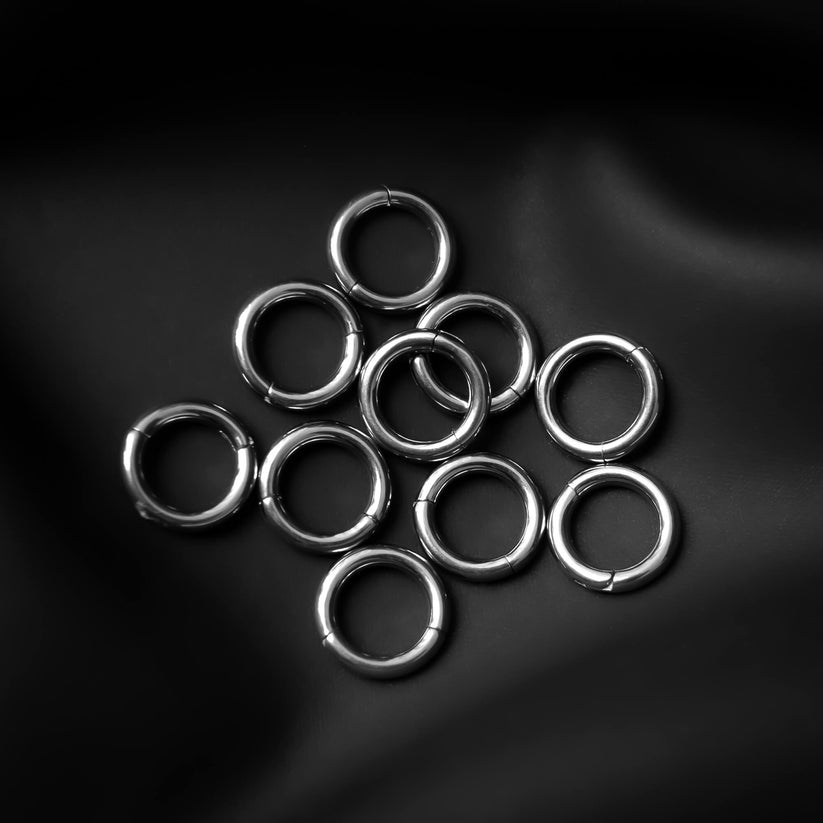 Classic Ring Stack in Titanium
