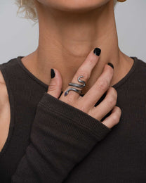 Sorcerer Serpent Ring | Rings | Ask & Embla – Ask and Embla